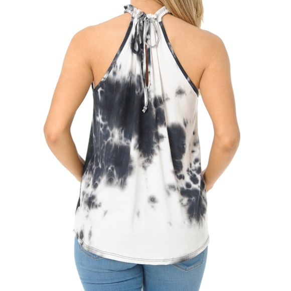 Magic Fit | Tops | Back Keyhole Halter Tie Dye Top | Poshmark